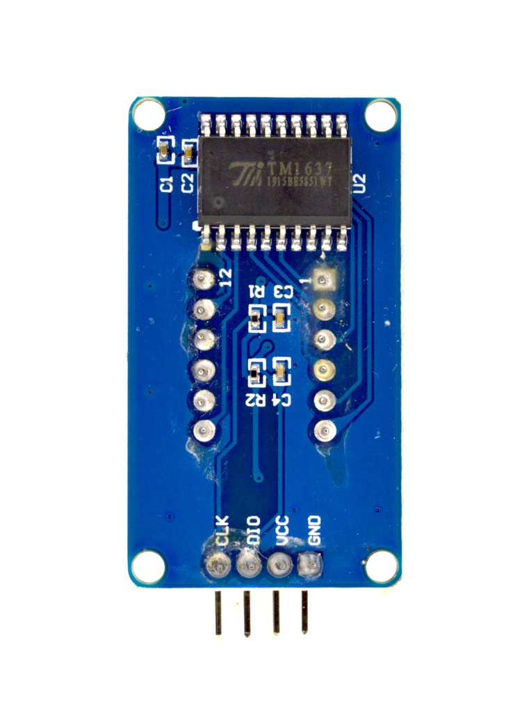 Módulo display 7 segmentos 4 dígitos | Digital CoDesign